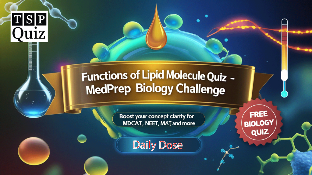 Functions of Lipid Molecule Quiz – Med Prep Biology Challenge - The ...